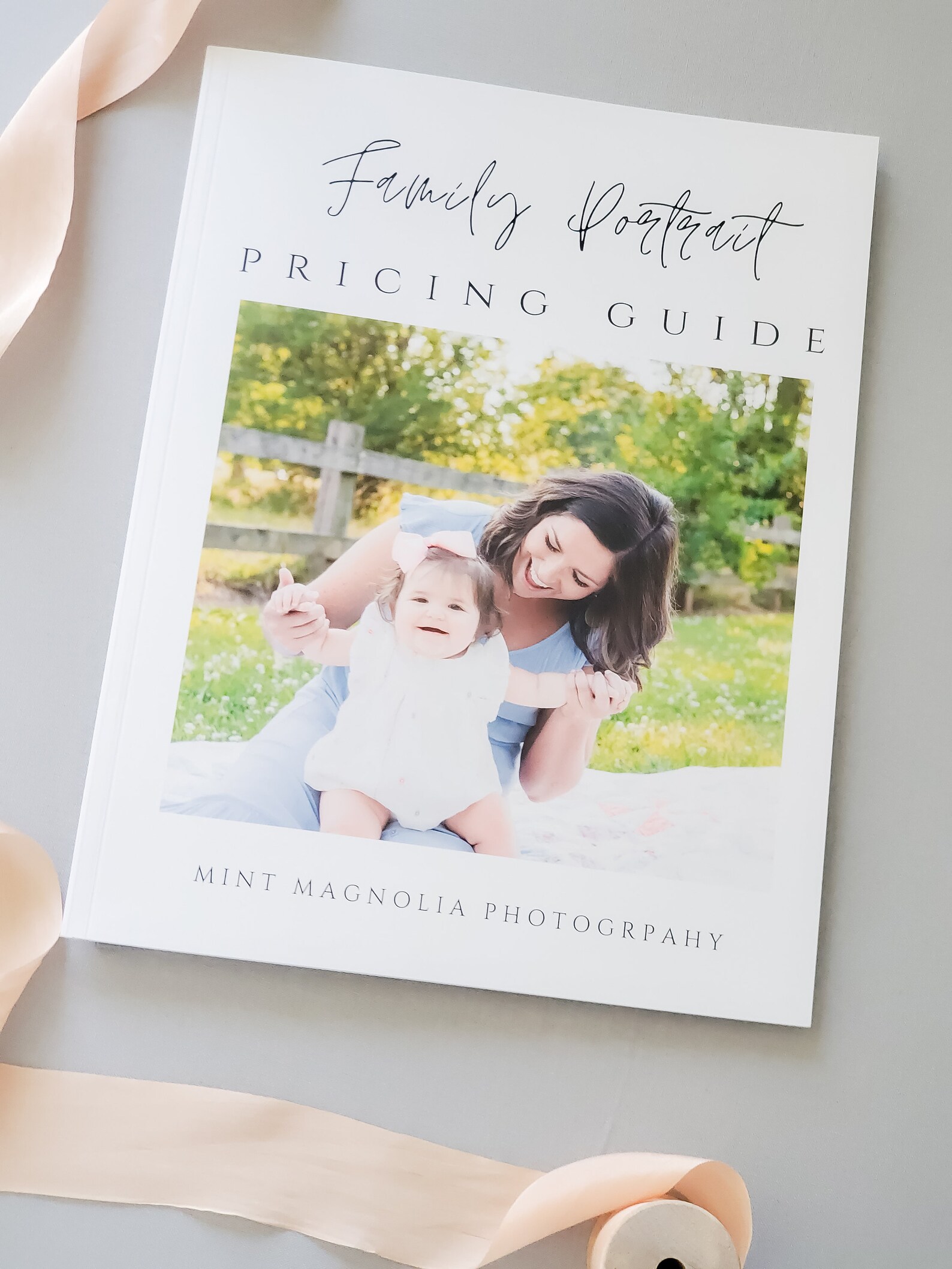 Family Portrait Session Pricing Guide Template for Photographers, for ...