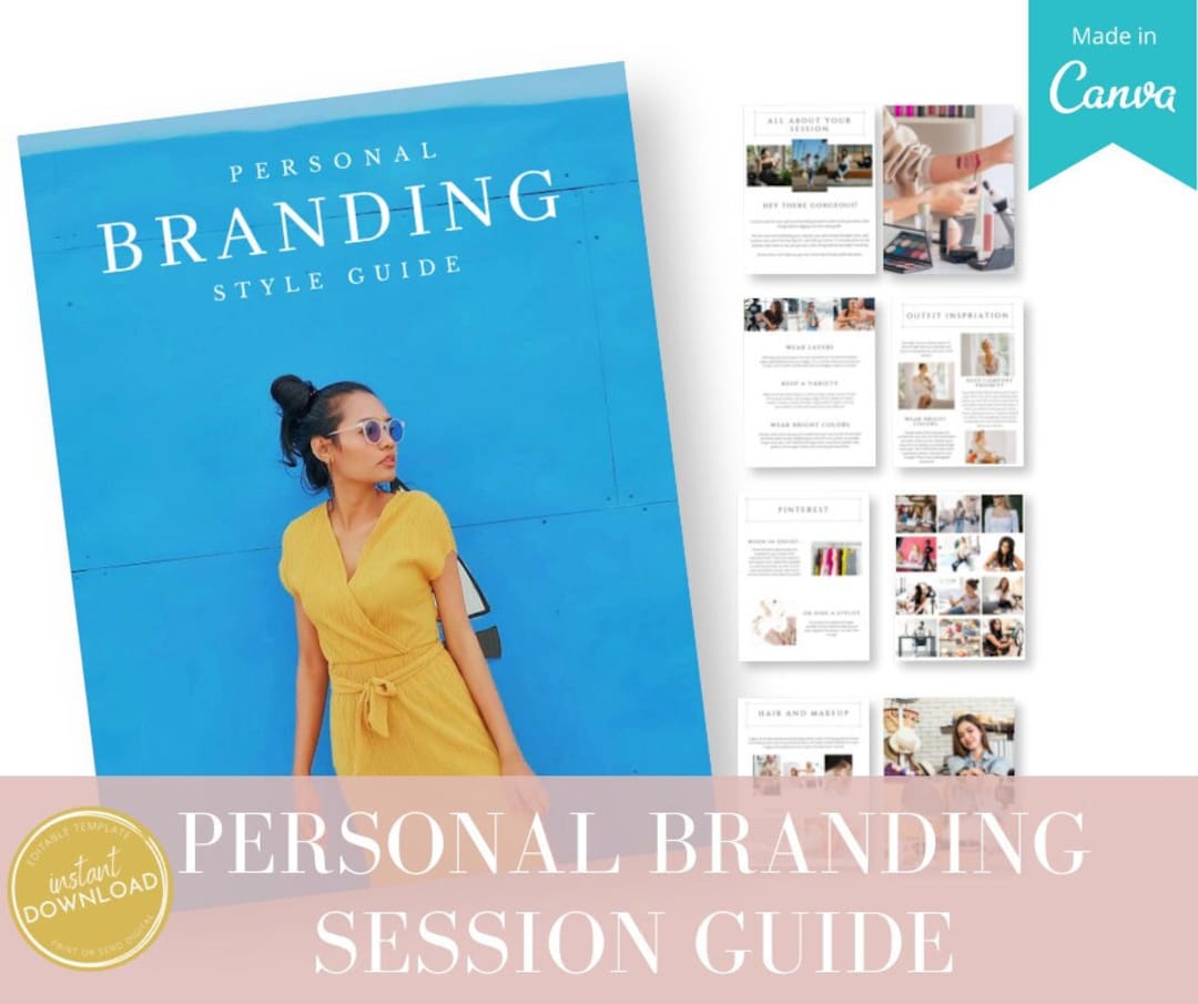 Branding Photography Session Guide, Client Prep Guide, Personal Brand ...