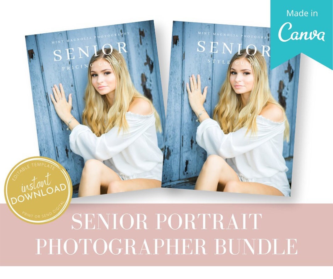 Senior Portrait Bundle, Senior Portrait Guide, What to Wear Guide ...