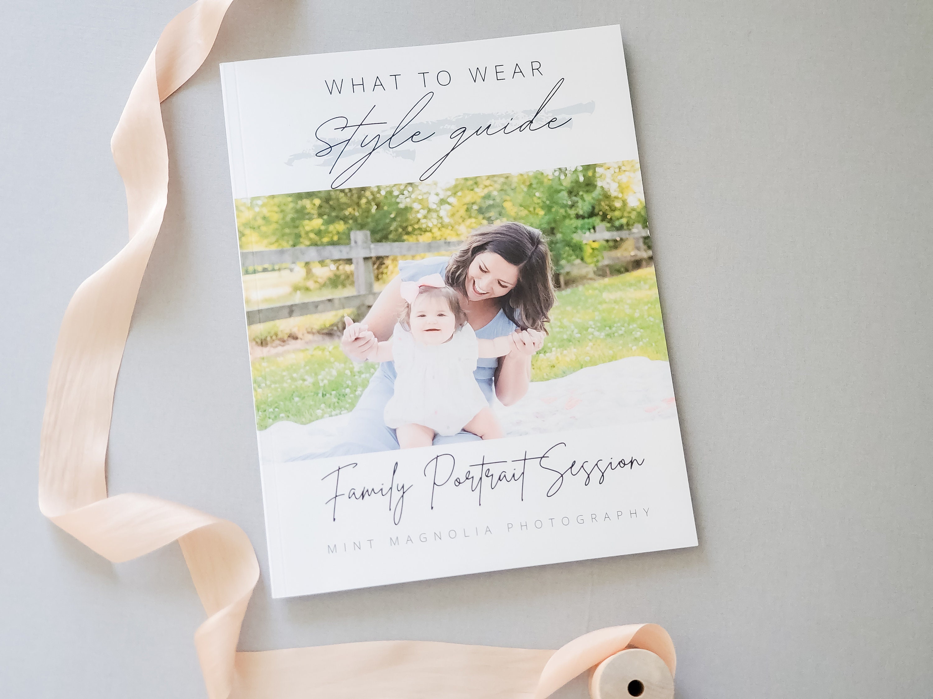 Family Portrait Session Style Guide Template for Photographers, for Use ...