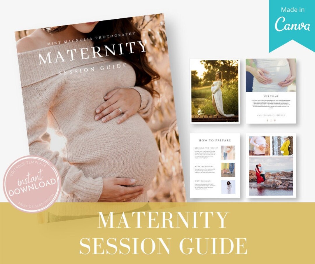 Maternity Session Guide, Client Prep Guide, Photography, Photography ...