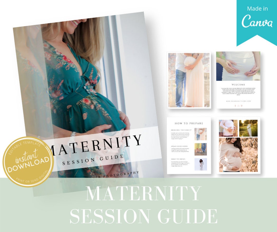 Maternity Session Guide, Client Prep Guide, Photography, Photography ...