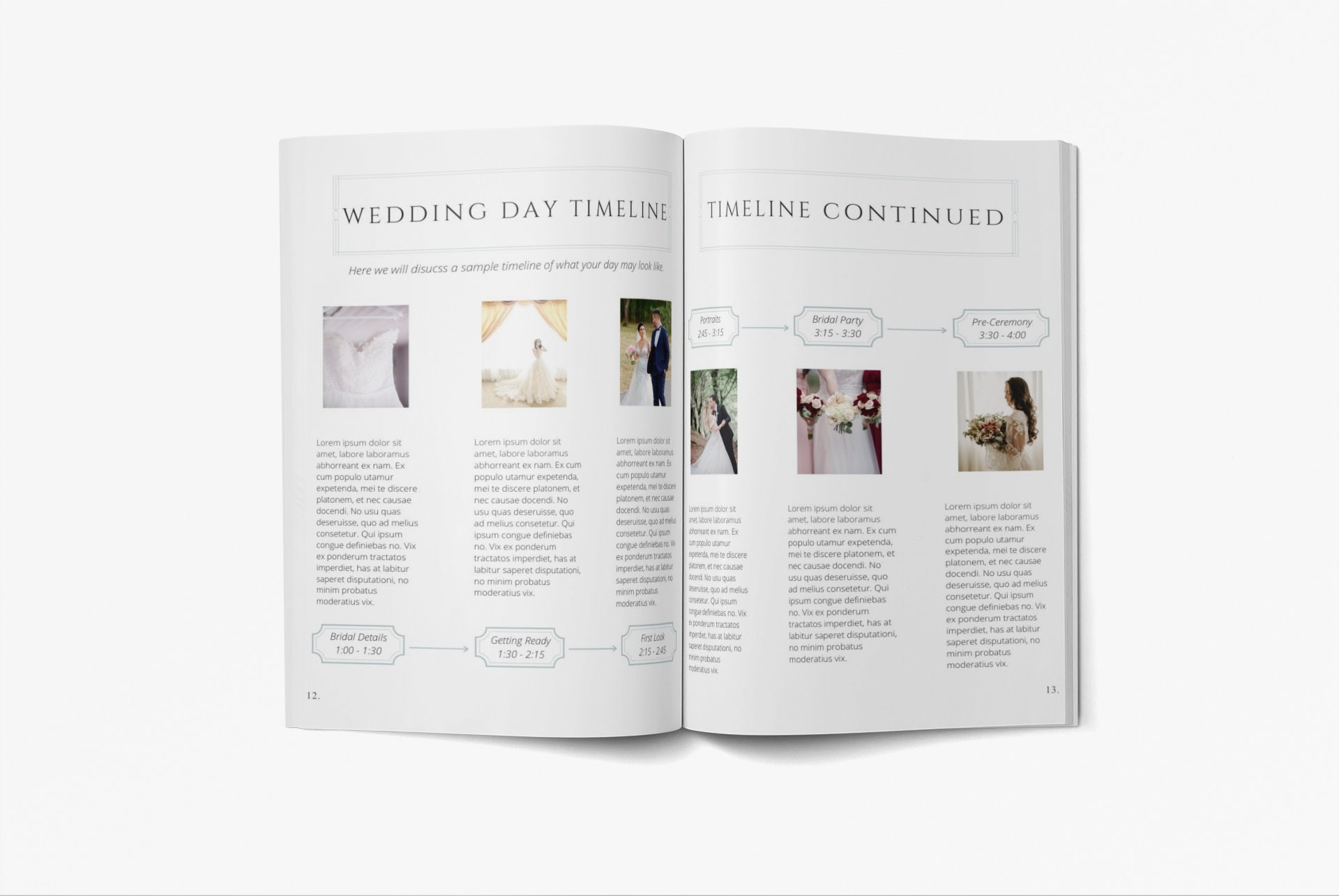 Wedding Client Magazine Template for Photographers Template | Etsy
