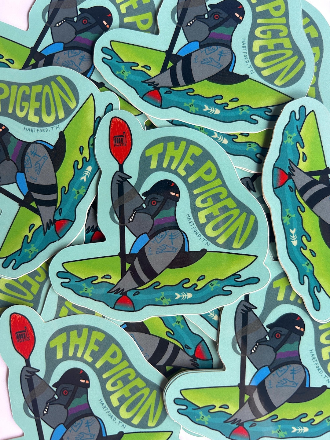 Pigeon Kayaking Sticker / Pigeon River Sticker / Whitewater Sticker ...