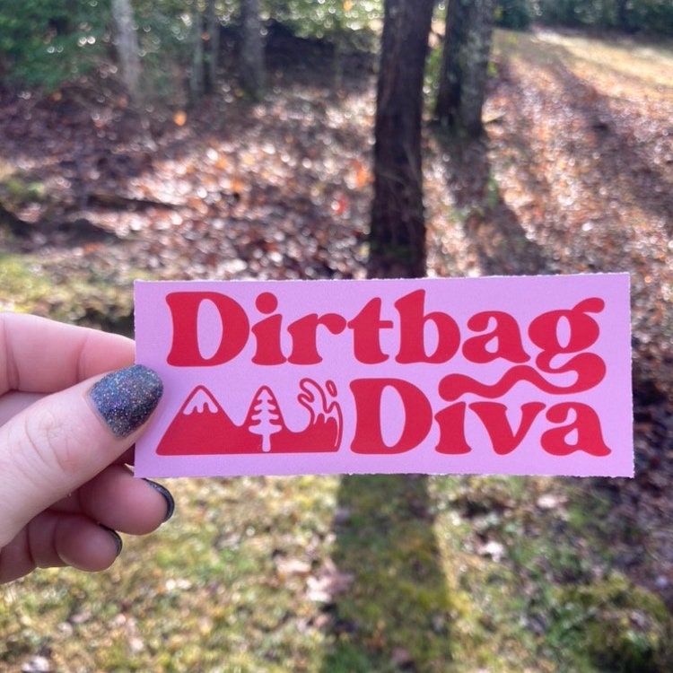 Dirtbag Diva Sticker / Rock Climbing Sticker / Van Life - Etsy