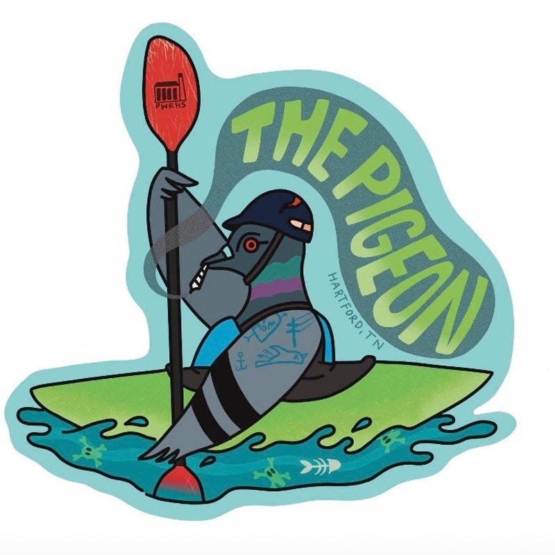 Whitewater Kayak Stickers - Etsy