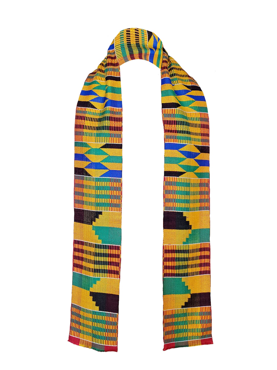 Kente Cloth Handwoven African Sash/stole - Etsy