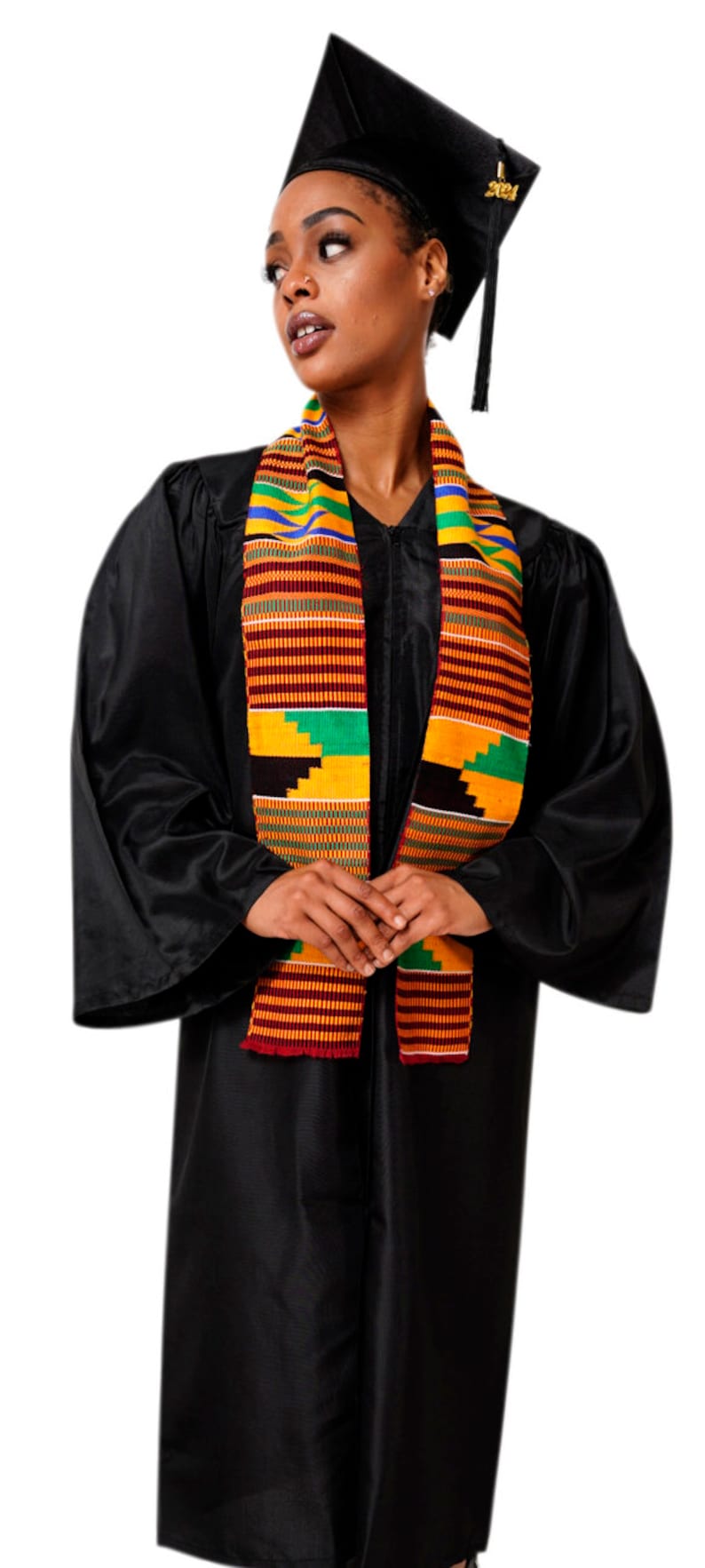 Kente Hand Woven Kente Cloth Graduation Stole / Sash - Etsy