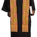 Kente African Print Church Clergy Pastor Choir Stole / Sash With ...