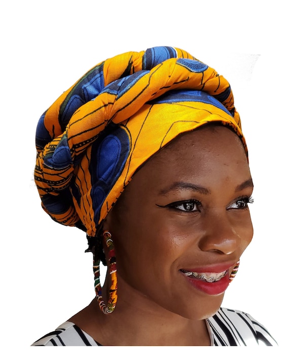 Peacock African Print Ankara Modu Hat | Etsy