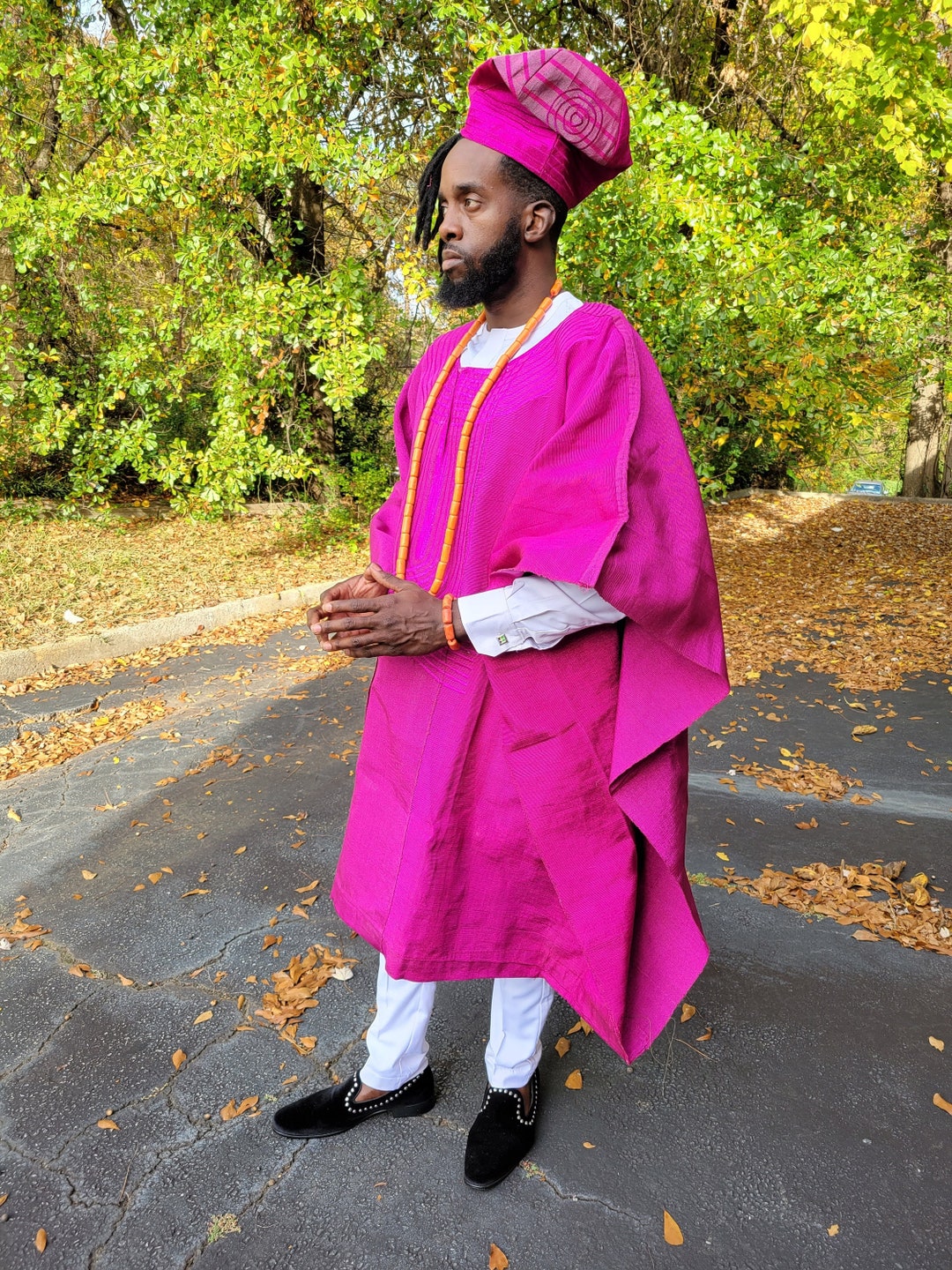 Boyejo African Aso Oke Agbada Grand Boubou Robe DPAFP45 - Etsy