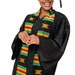 Black and Gold Hand Woven Kente Cloth Graduation Stole / Sash - Etsy