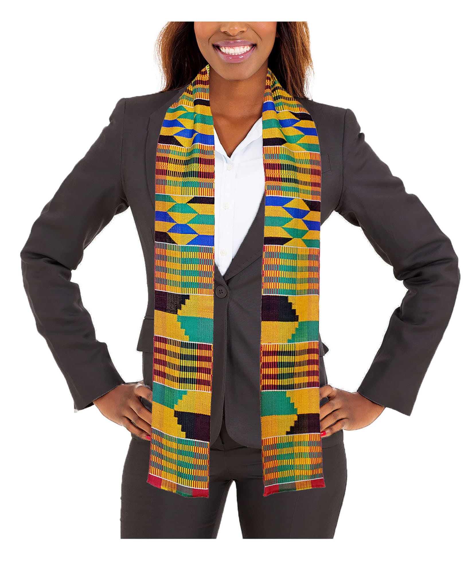 Kente Cloth Handwoven African Sash/stole - Etsy