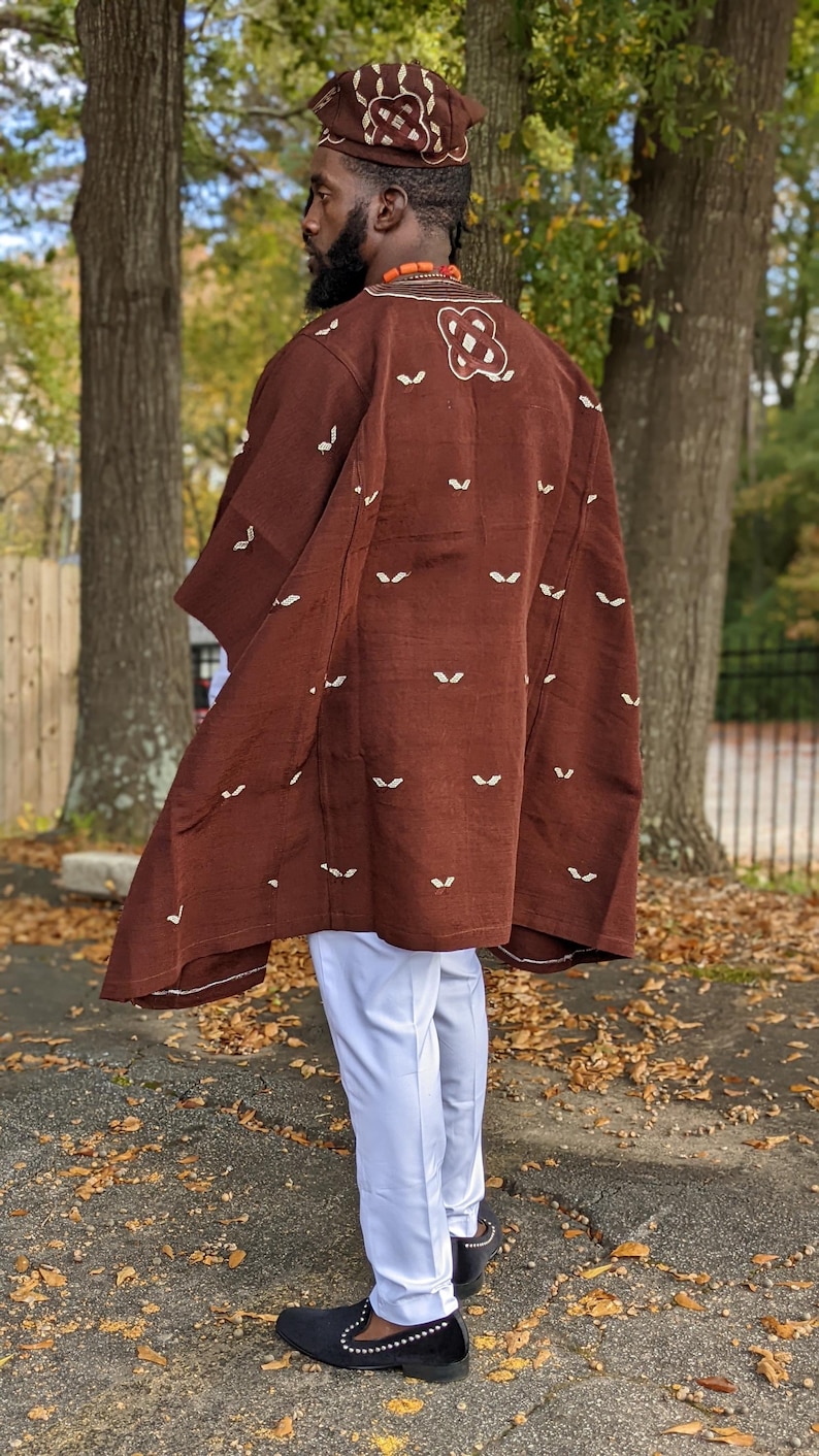 Adekunke African Aso Oke Agbada Grand Boubou Robe - DPABC20 - Etsy