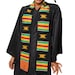 Black and Gold Hand Woven Kente Cloth Graduation Stole / Sash - Etsy