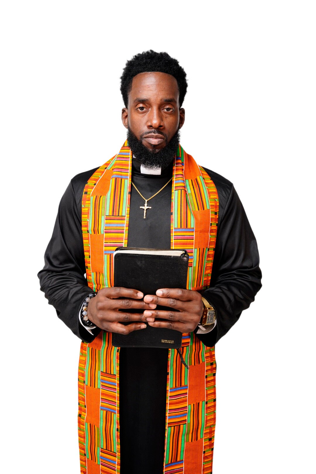 Kente African Print Church Clergy Pastor Choir Stole / Sash With ...