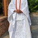 All White Oba Aso Oke Agbada Grand Boubou Robe - Etsy