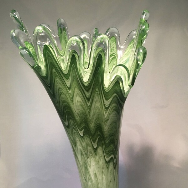 Color Glass Vase - Etsy