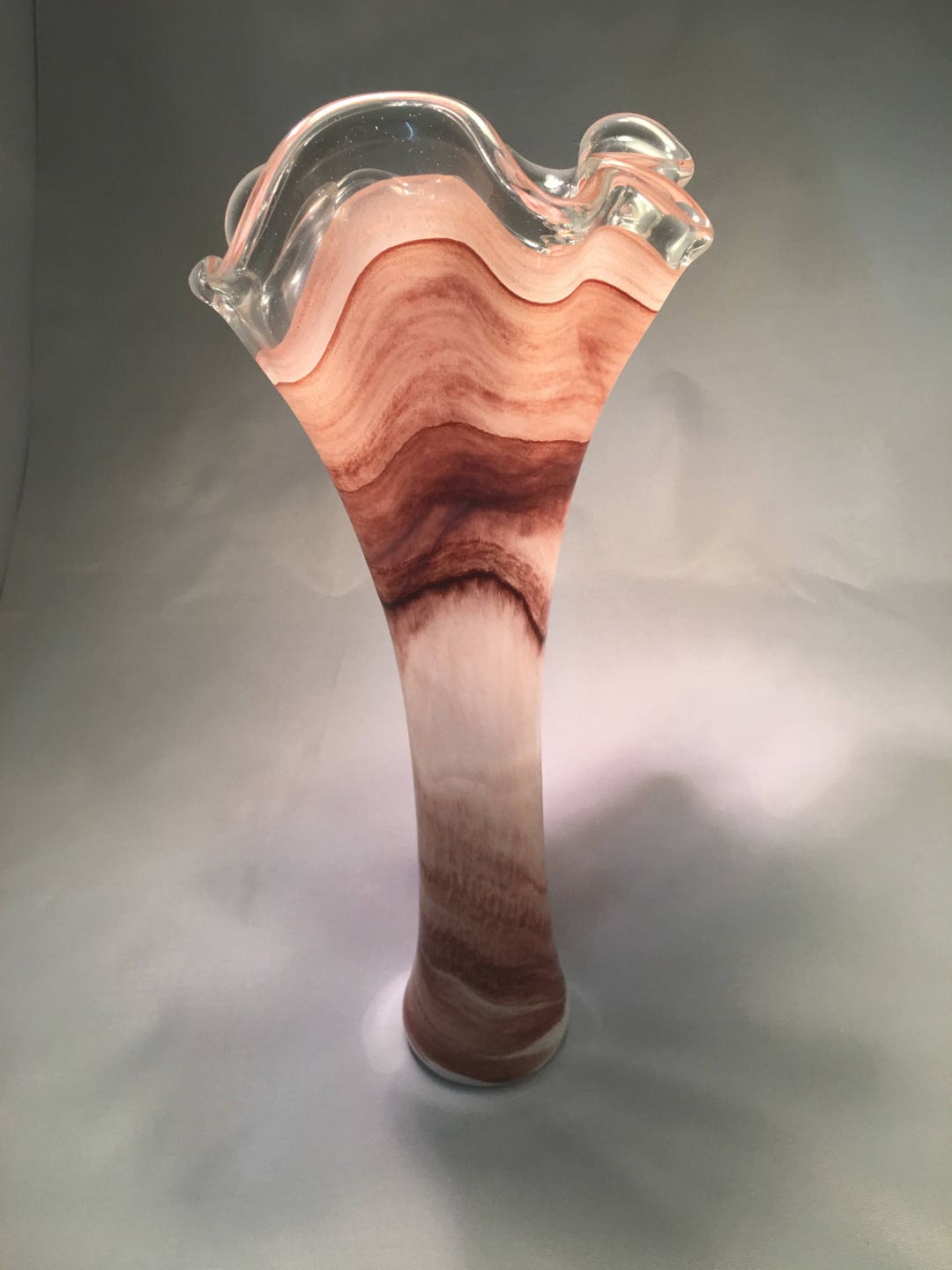 Glass Vase Wave Shape - Etsy