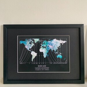 Star Map of the World the Astrology of Travel - Etsy