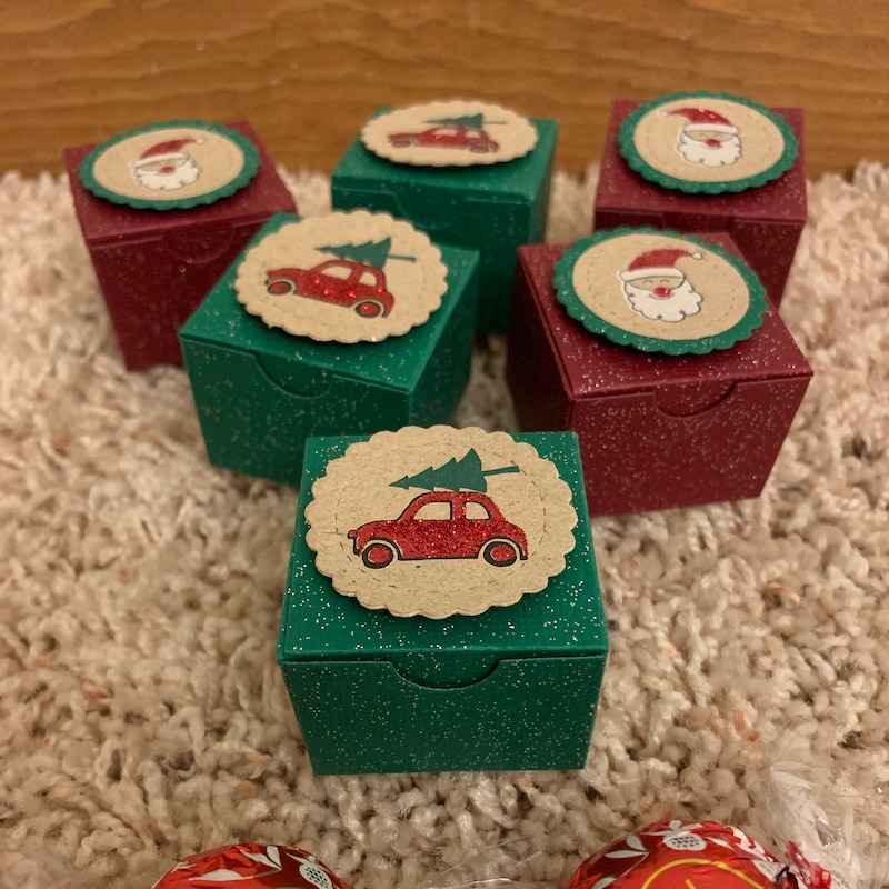 Christmas Treat Boxes - Etsy