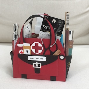 Handmade First Aid Kit Paper Bag: Healthcare Gift - Etsy