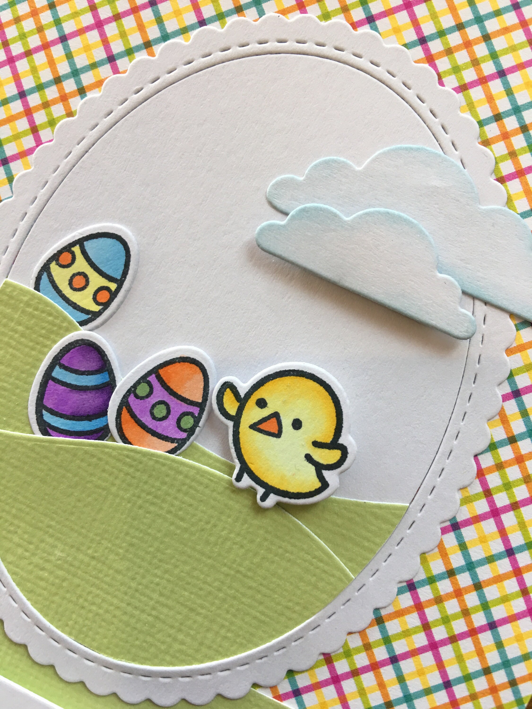 Handmade Easter Card Happy Easter Card Easter Eggs Card - Etsy