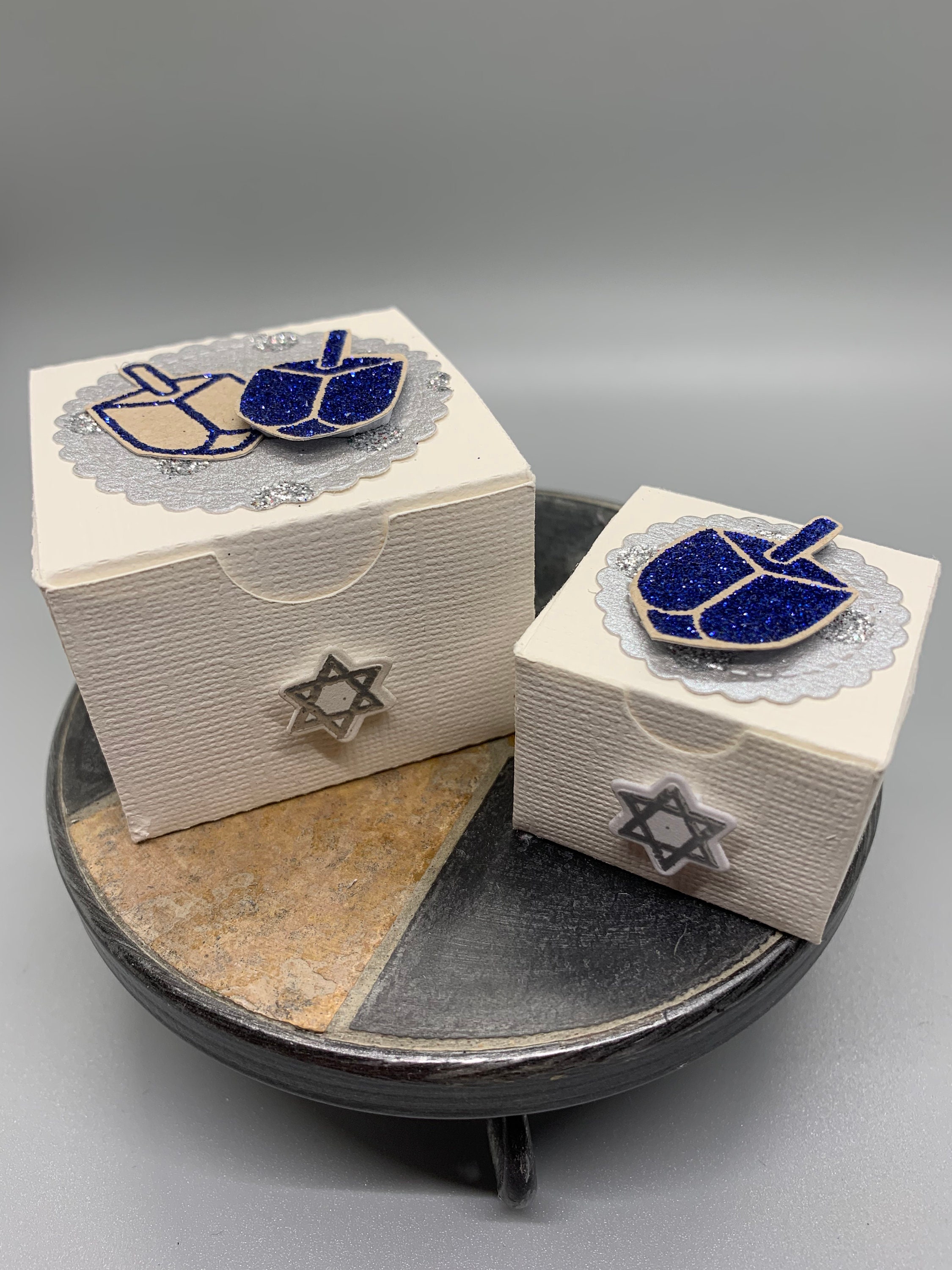 Happy Hanukkah box favors Hanukkah candy box 8 nights of - Etsy.de