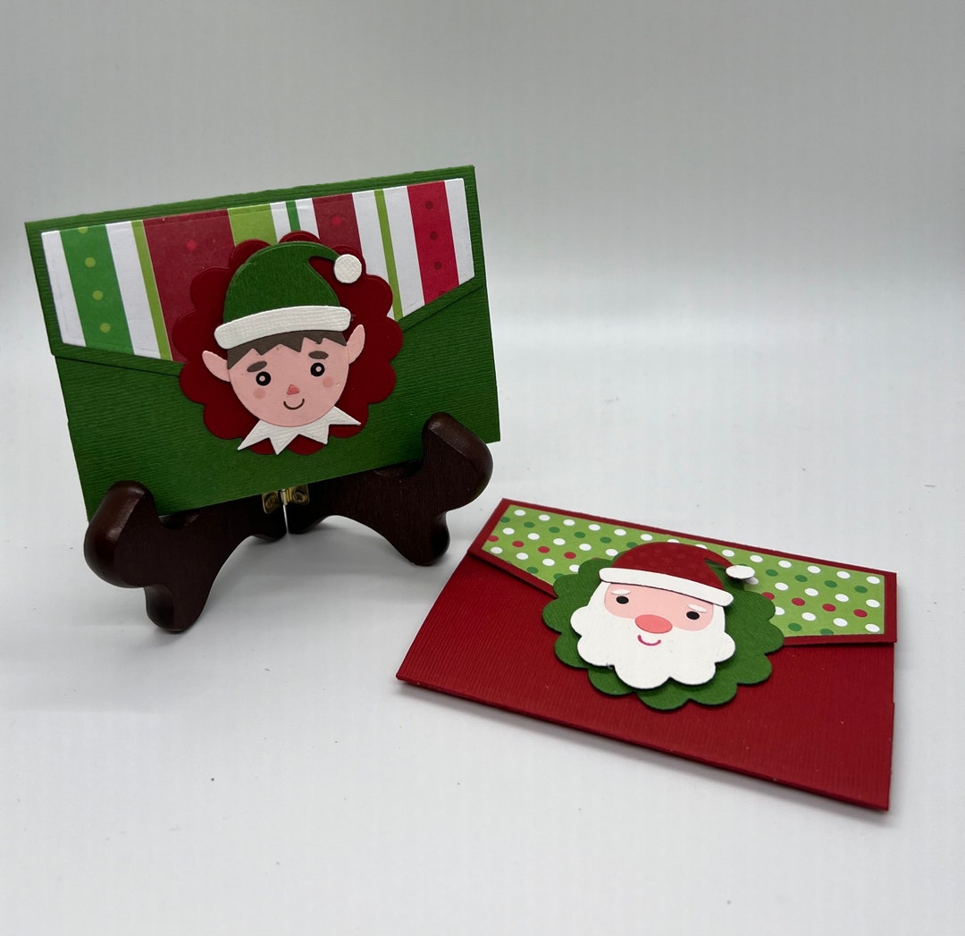 Christmas Gift Card Holder, Holiday Gift Card Holder, Secret Santa Gift ...