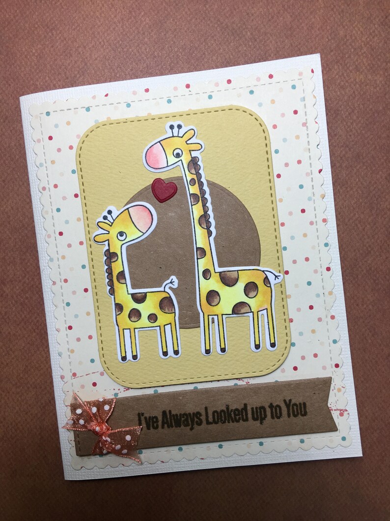 Encouragement Card Cute Giraffe Card Card for Daughter - Etsy