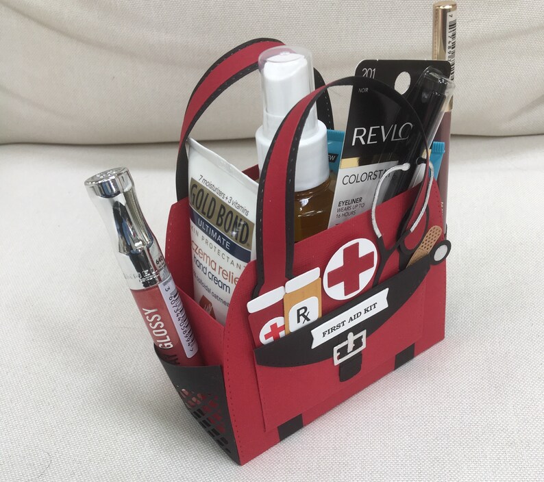 Handmade First Aid Kit Paper Bag: Healthcare Gift - Etsy
