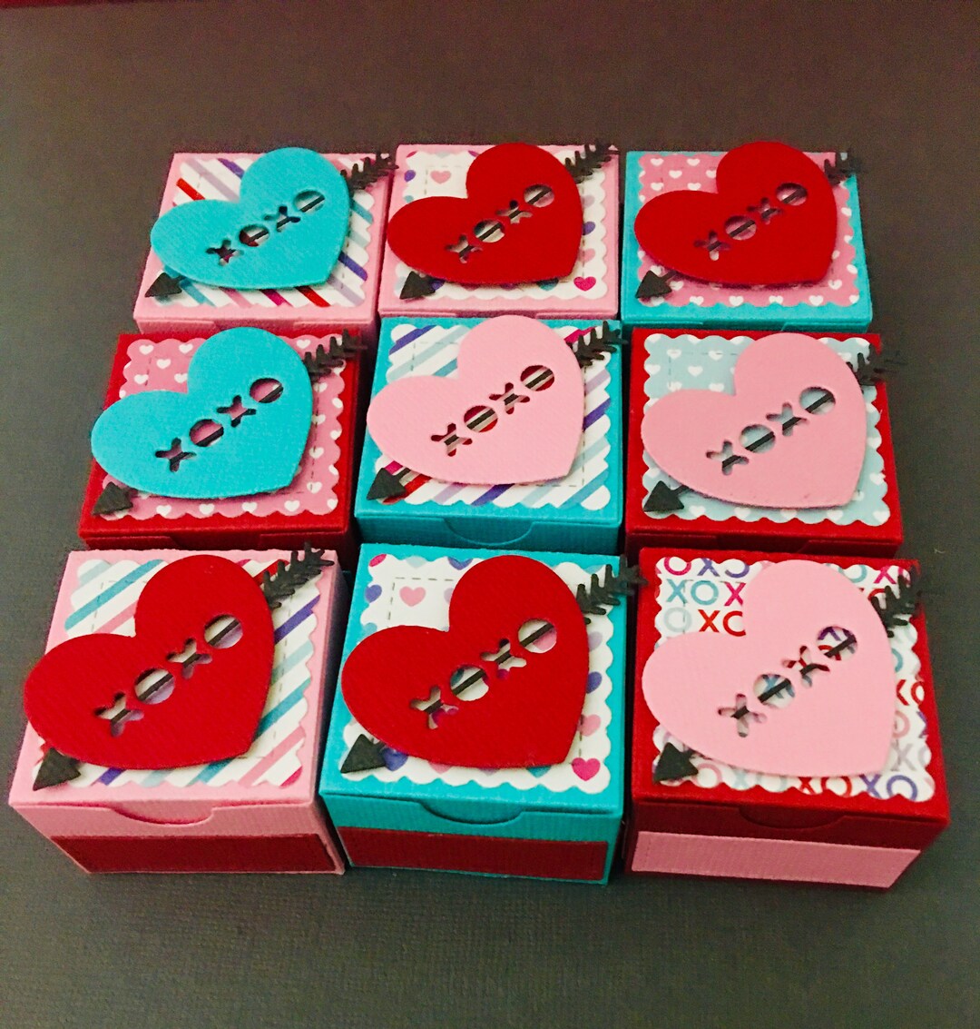 Valentines Treat Boxes - Kids Valentines Boxes - School Valentines ...