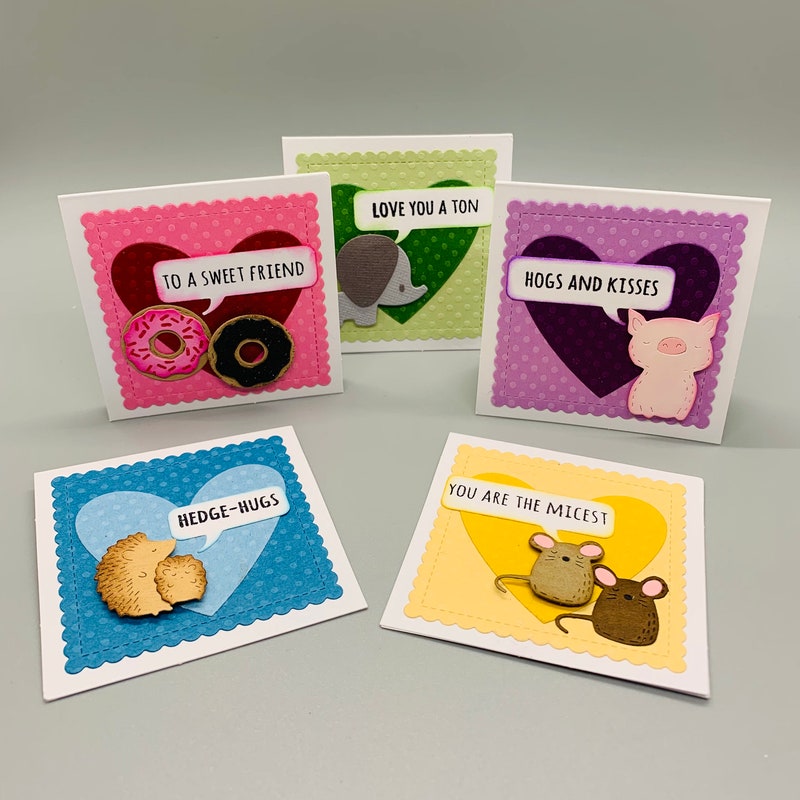 Mini Valentine Cards - Etsy