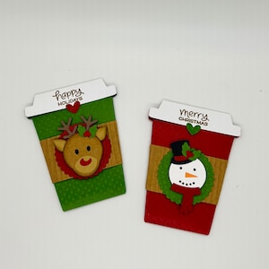 Christmas Coffee Gift Card Holders, Chistmas Gift Coffee Lovers, Coffee ...
