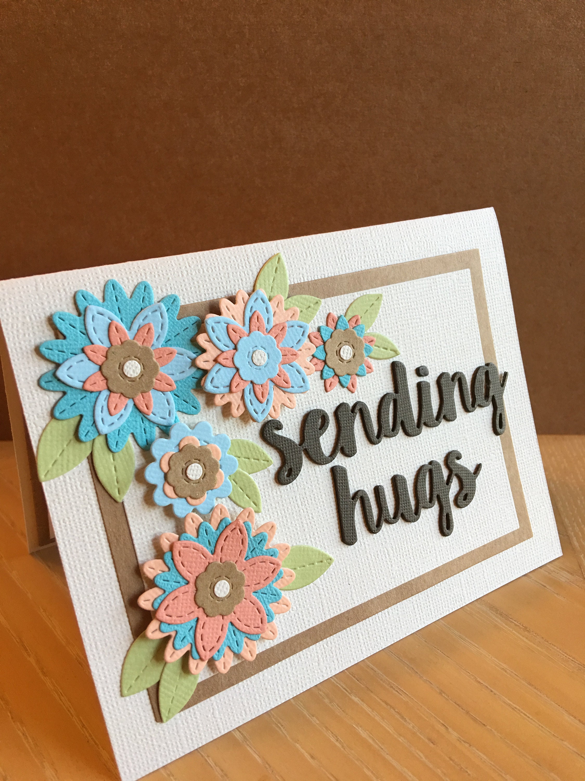 Handmade card Sending Hugs card Friendship card Card | Etsy