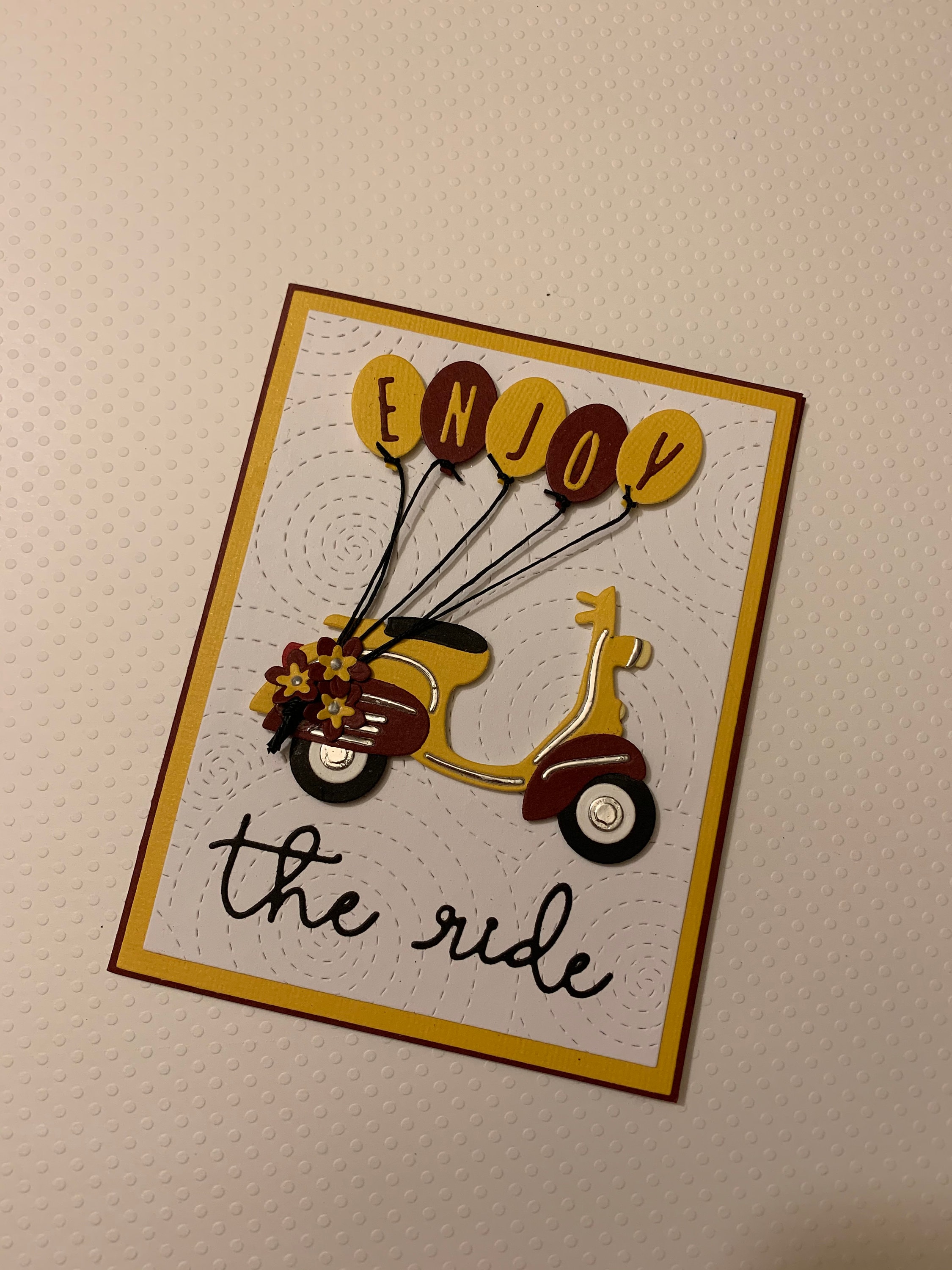 Enjoy the ride retirement card Handmade card for retirement | Etsy