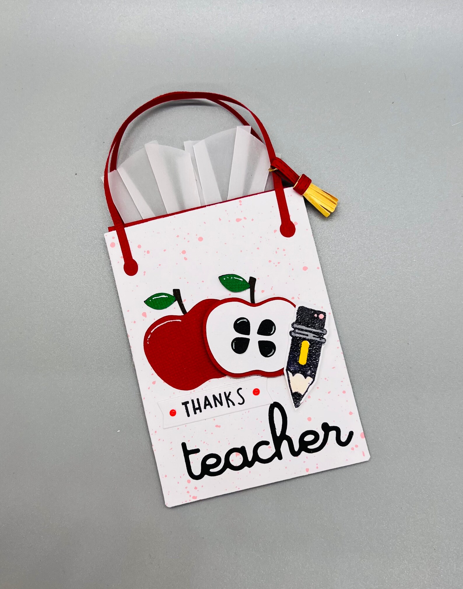 Teacher Gift Card Holder Teacher Appreciation Gift Thank - Etsy