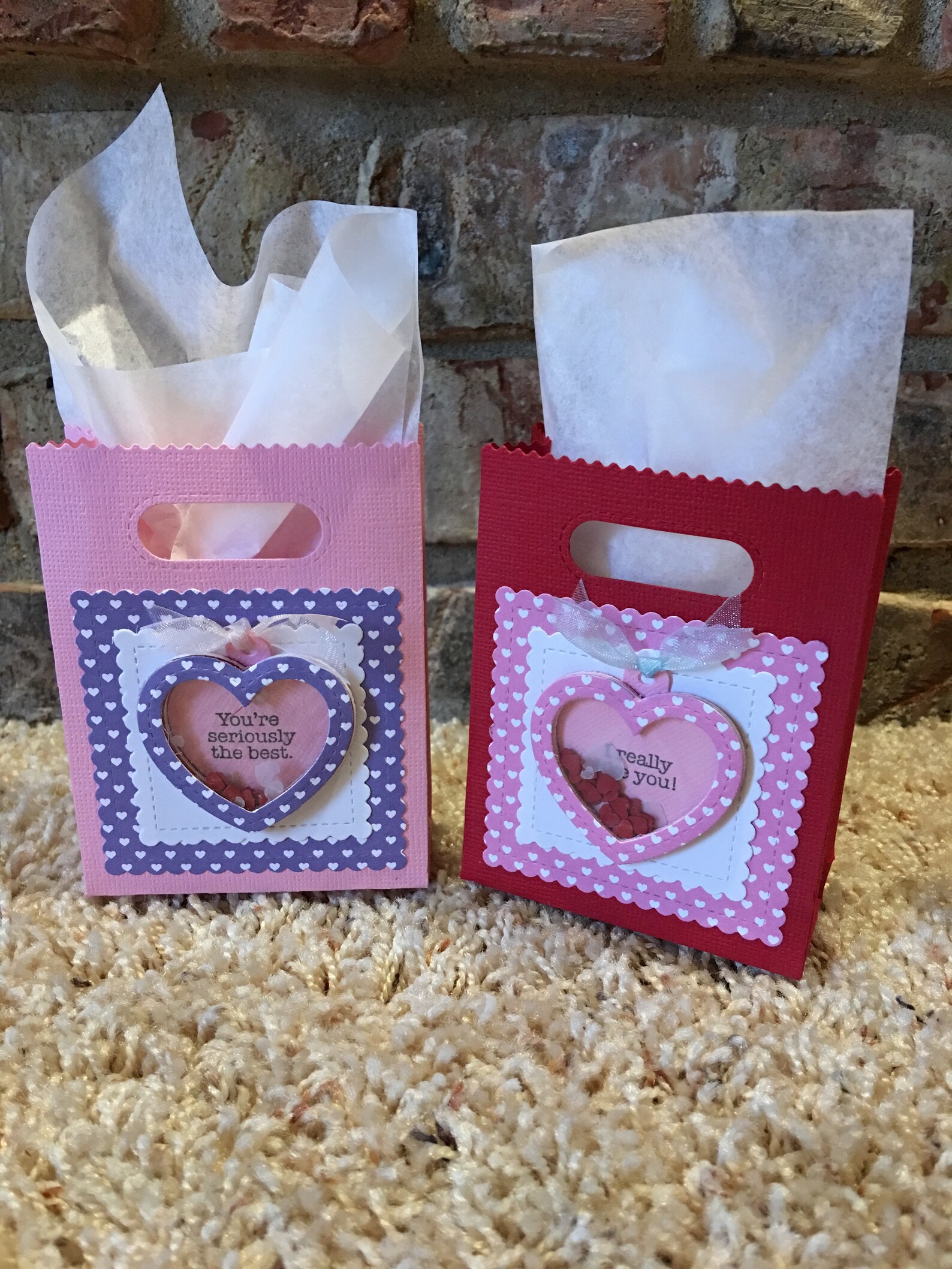 Valentines treat bags Kids valentines bags Valentines | Etsy