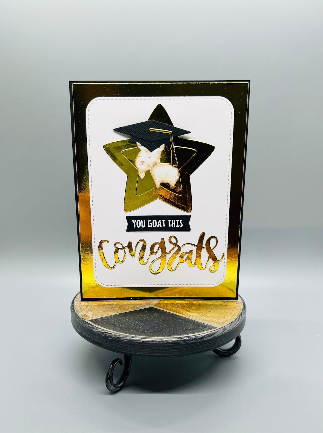 Funny Card for Graduate - Funny Animal Card for Graduation - You Goat ...