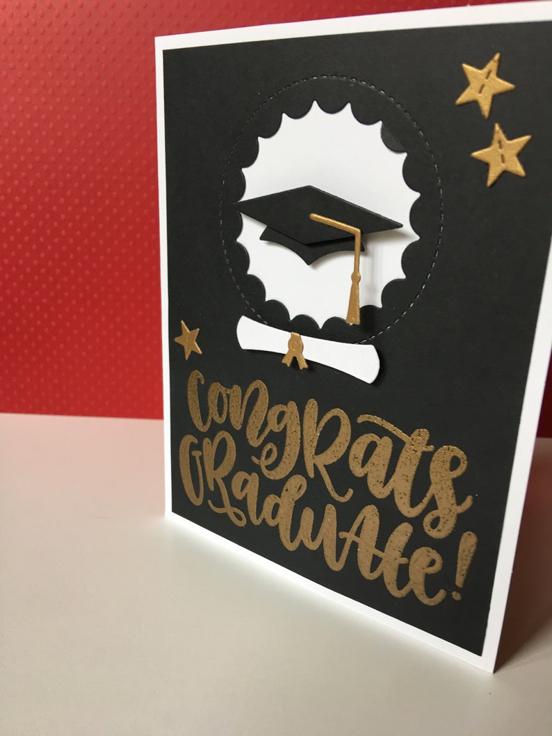Handmade Graduation Card Card for Graduate College - Etsy