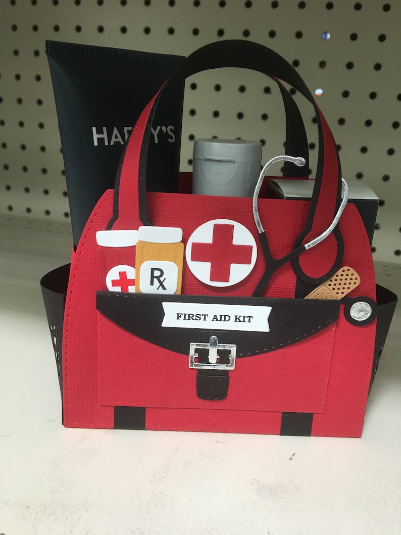 Handmade First Aid Kit Paper Bag: Healthcare Gift - Etsy