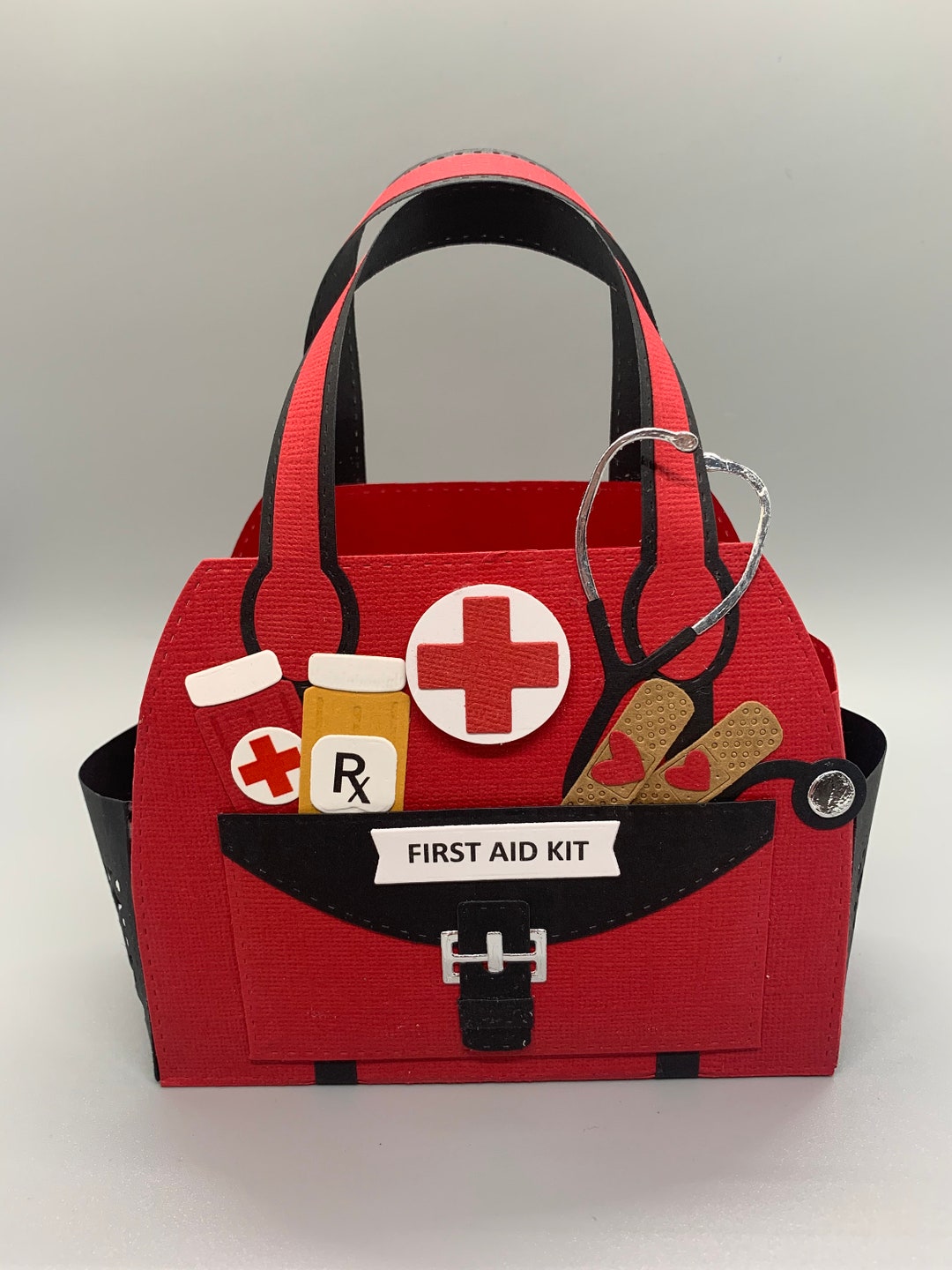 Handmade First Aid Kit Paper Bag: Healthcare Gift - Etsy