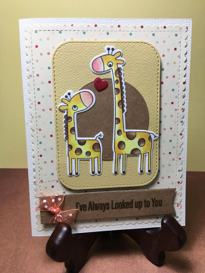 Encouragement Card Cute Giraffe Card Card for Daughter - Etsy