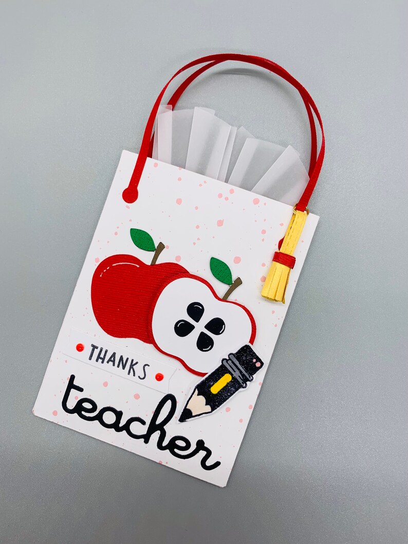 Teacher Gift Card Holder Teacher Appreciation Gift Thank - Etsy