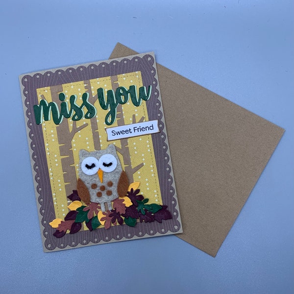 Owl Miss You - Etsy