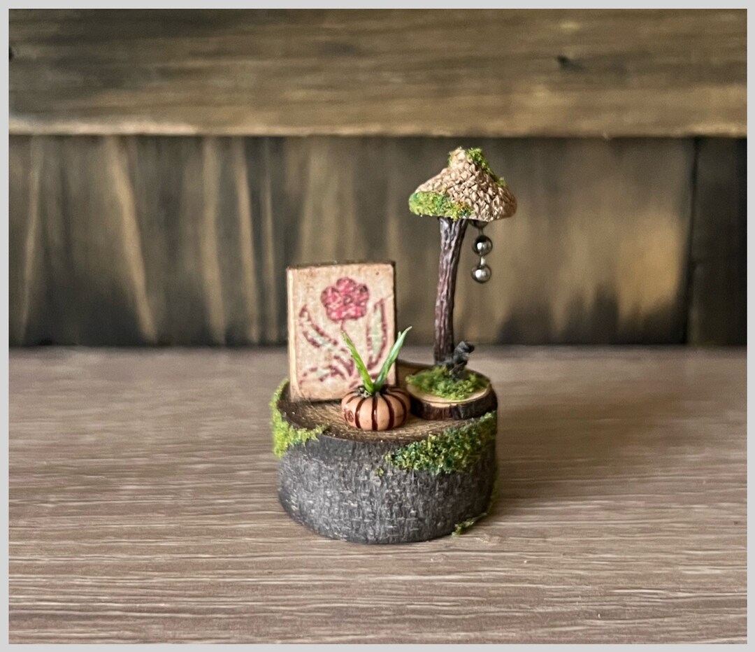 Fairy Garden Accessories : Fairy Garden House End Table & Accessories ...