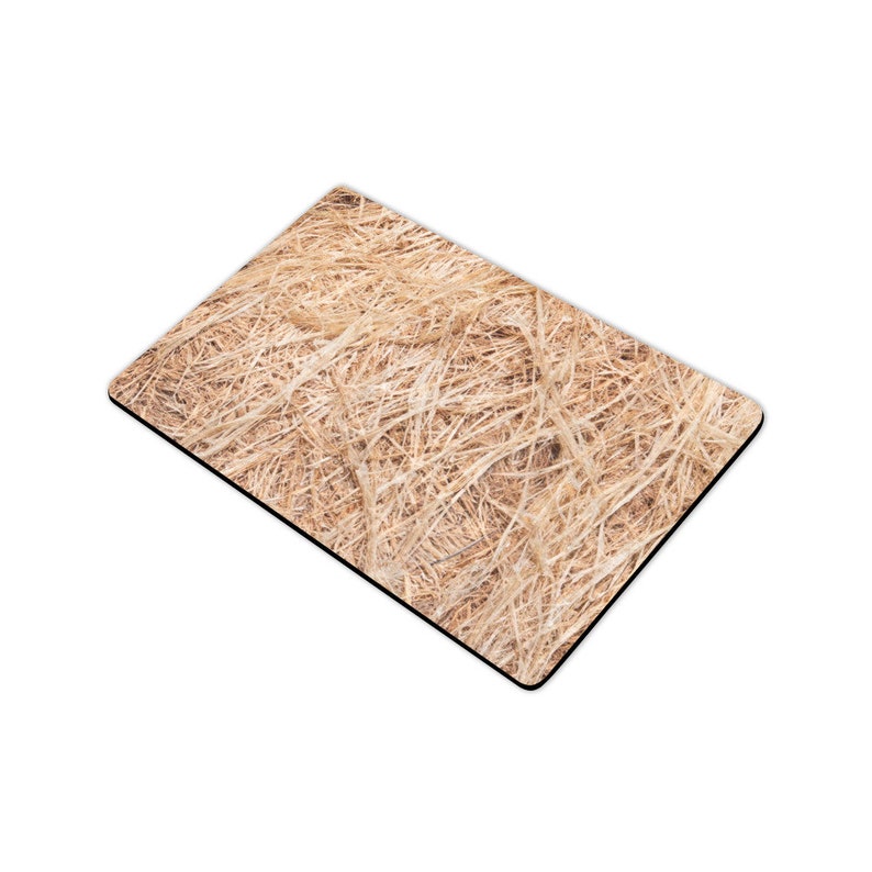 Bale of Hay Doormat - Rustic Straw Floor Mat - Barn or Farm Theme Home ...