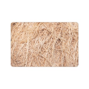 Bale of Hay Doormat - Rustic Straw Floor Mat - Barn or Farm Theme Home ...
