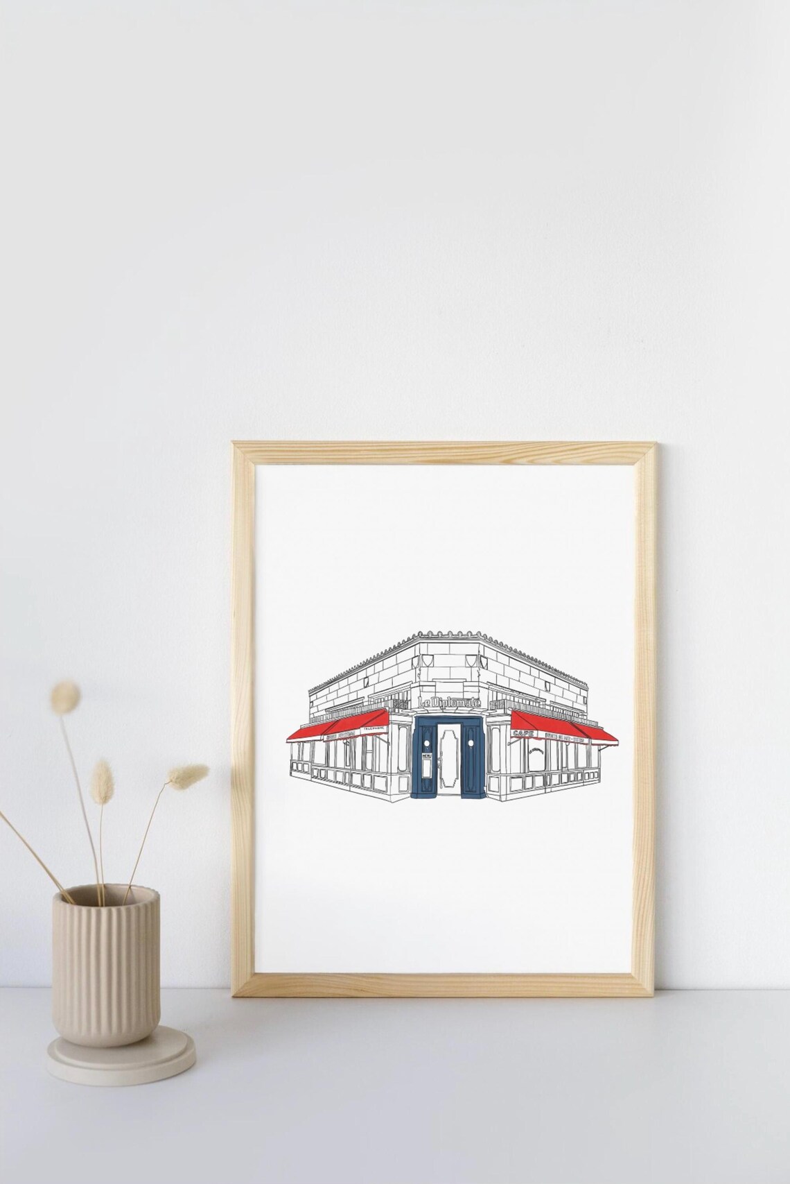 Le Diplomate | Washington DC Restaurant Art Print | Michelin Print ...