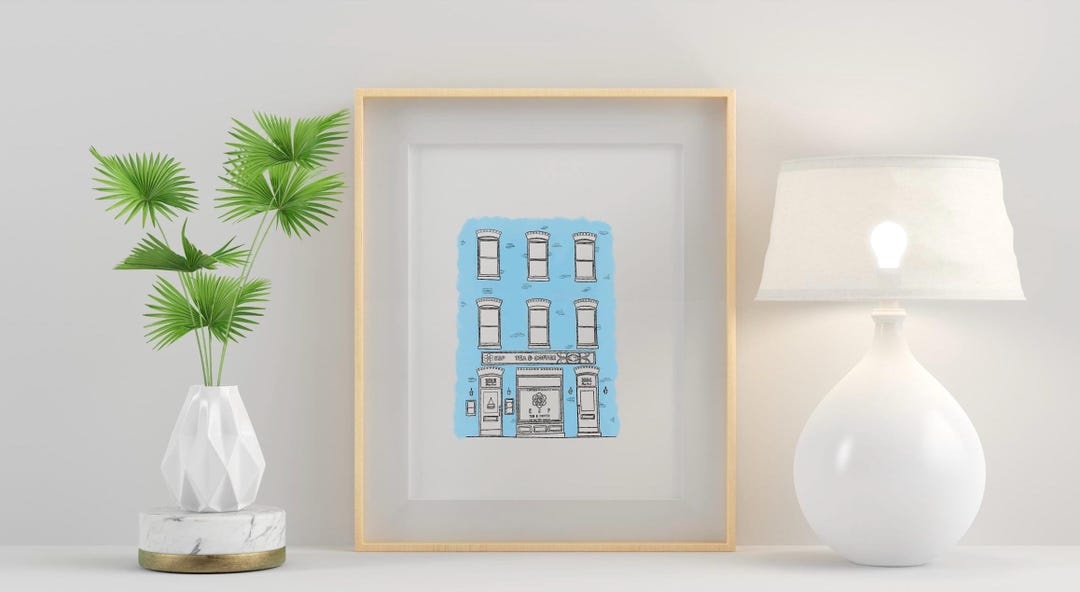 ESP Coffee & Tea | Old Town, Alexandria Art Print | Cafe Print | 5x7 ...